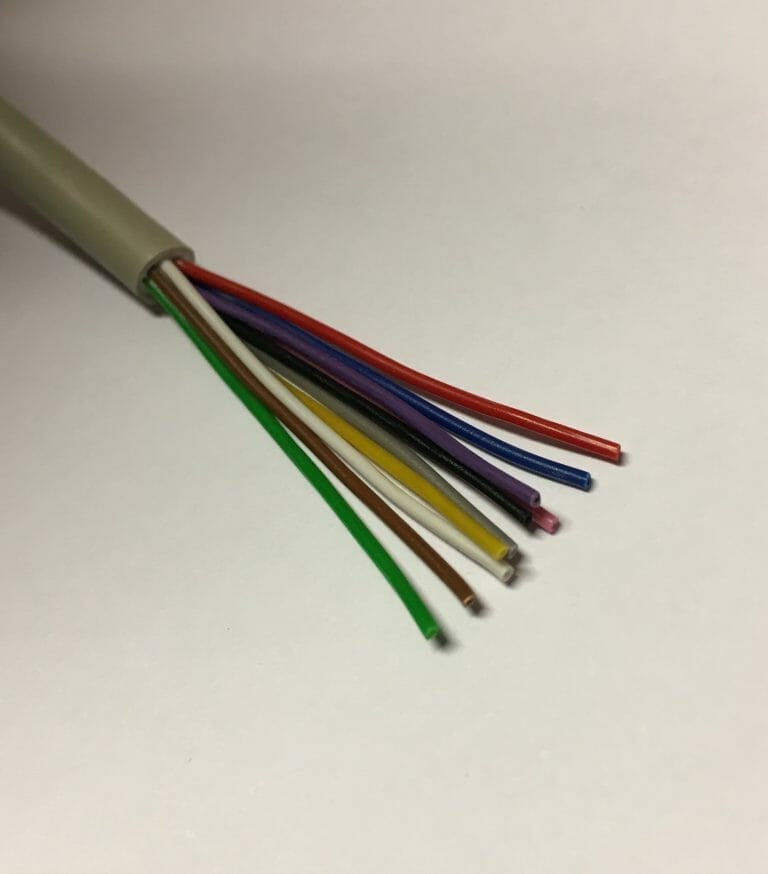 10 aderige kabel, 10x0,14mm²