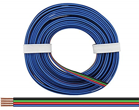 10 meter RGB-kabel voor LEDstrips - 4-aderig